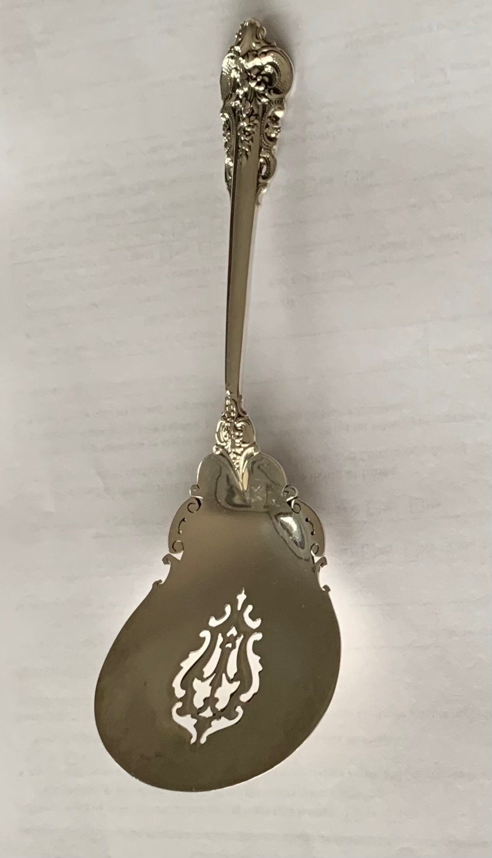 Grande Baroque Large Bon Bon Spoon Wallace Sterling Silver 1941 - Etsy