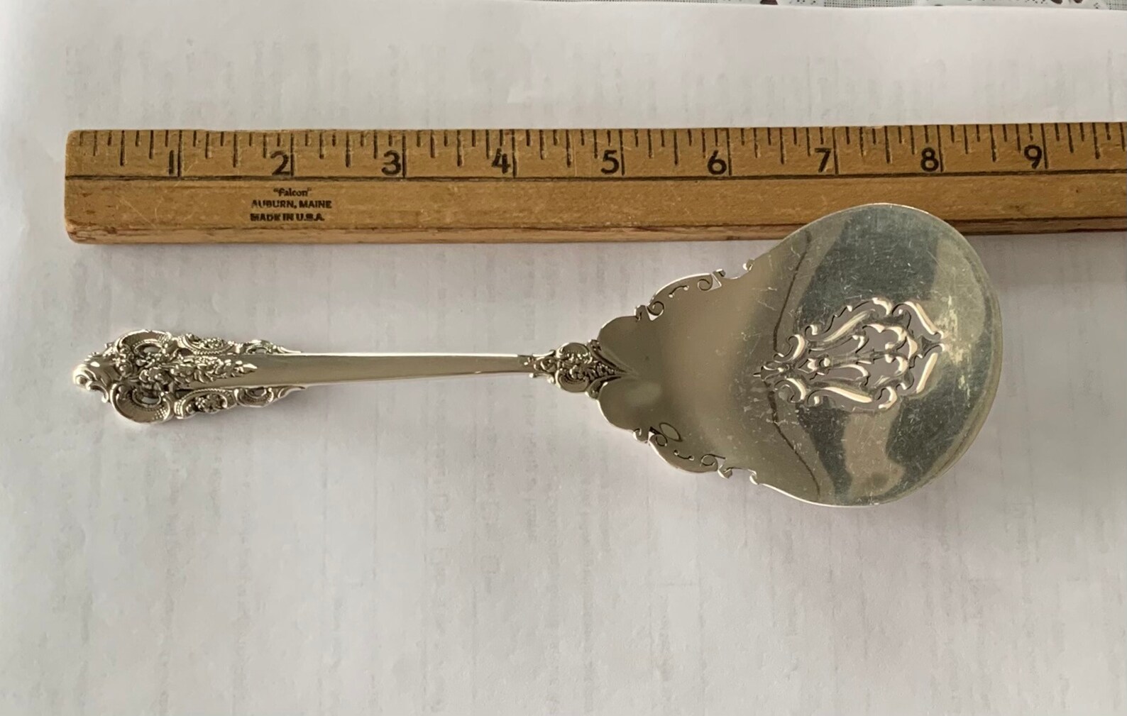 Grande Baroque Large Bon Bon Spoon Wallace Sterling Silver 1941 - Etsy