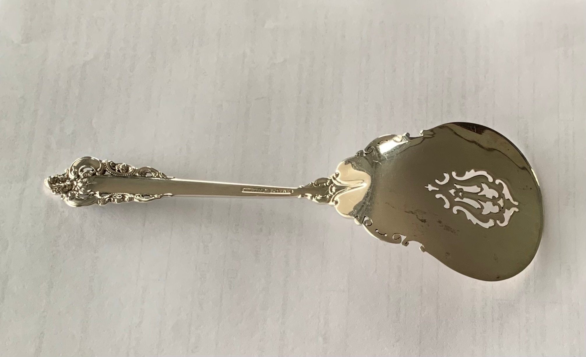 Grande Baroque Large Bon Bon Spoon Wallace Sterling Silver 1941 - Etsy