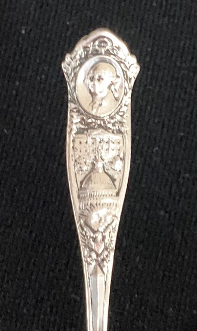 Washington DC White House Sterling Silver Souvenir Collector Spoon - Etsy