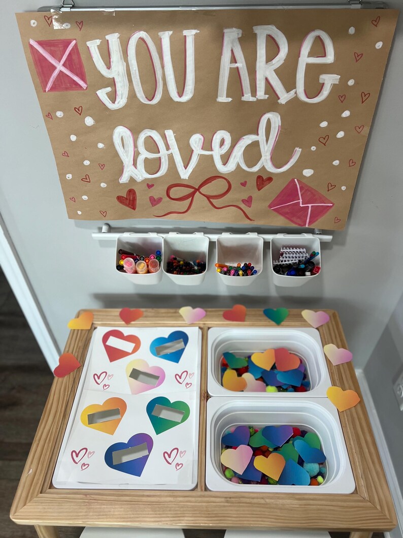 Heart Color Sort L Sensory Bins L Color Recognition - Etsy