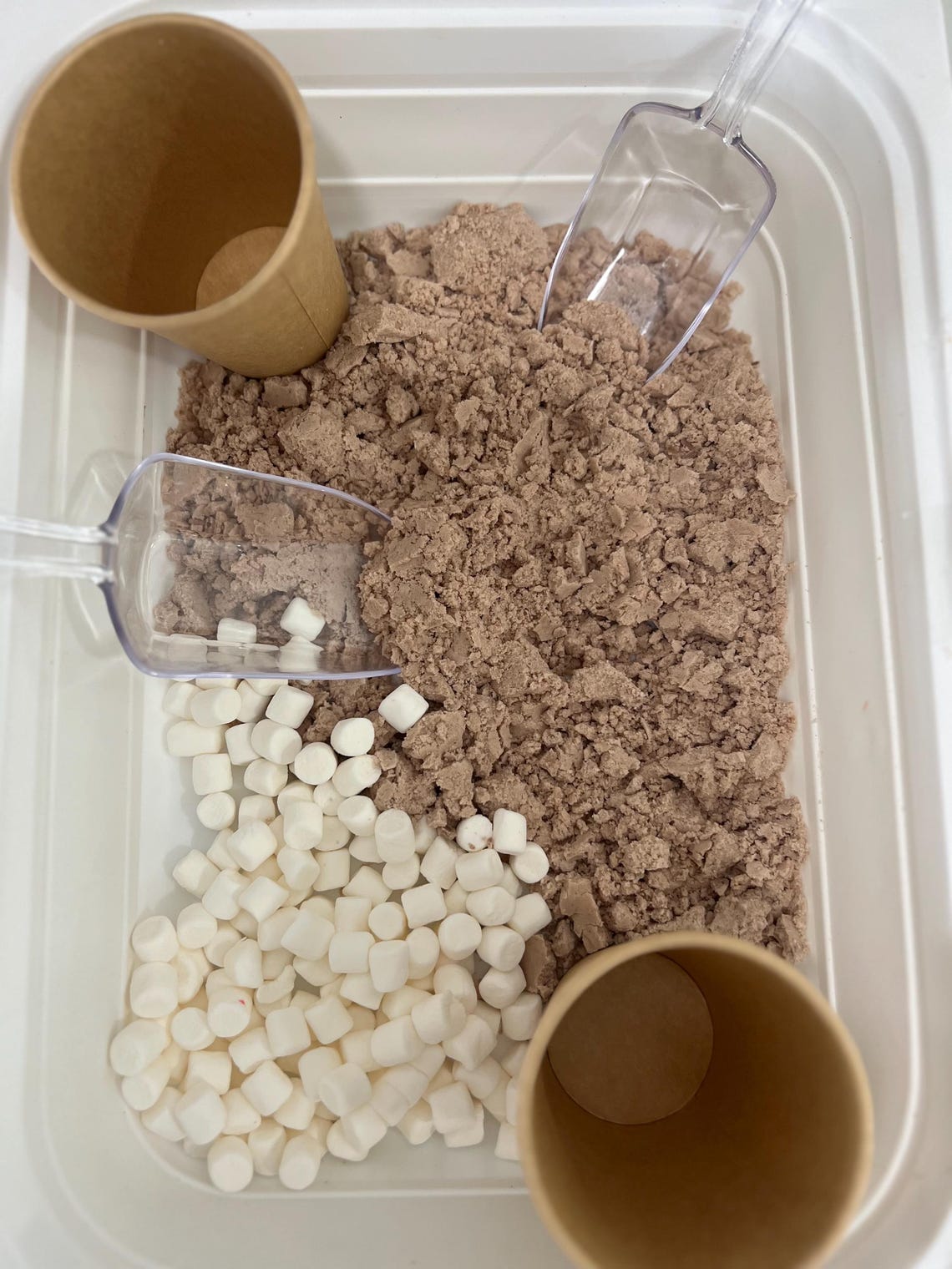 Hot Cocoa Sensory Bin - Etsy