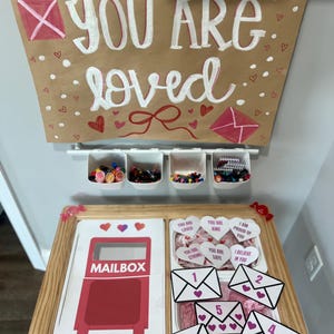 Valentines Day Mailbox Sensory Bin L Counting 1-10 L Positive ...