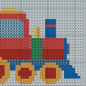 Cross Stitch Pattern Baby Toys Modern Instant Download - Etsy