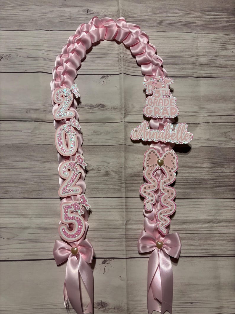 Coquette / HS/ Middle School Promotion/ Elementary / Graduation Lei - Etsy