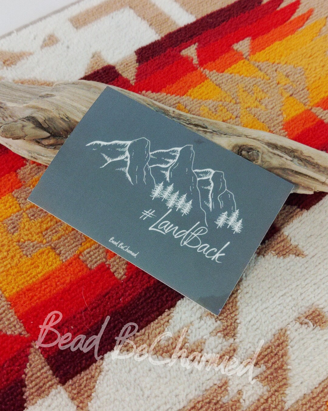 Stickers, 'land Back' - Kiss-cut Stickers, Indigenous Activist Decals ...