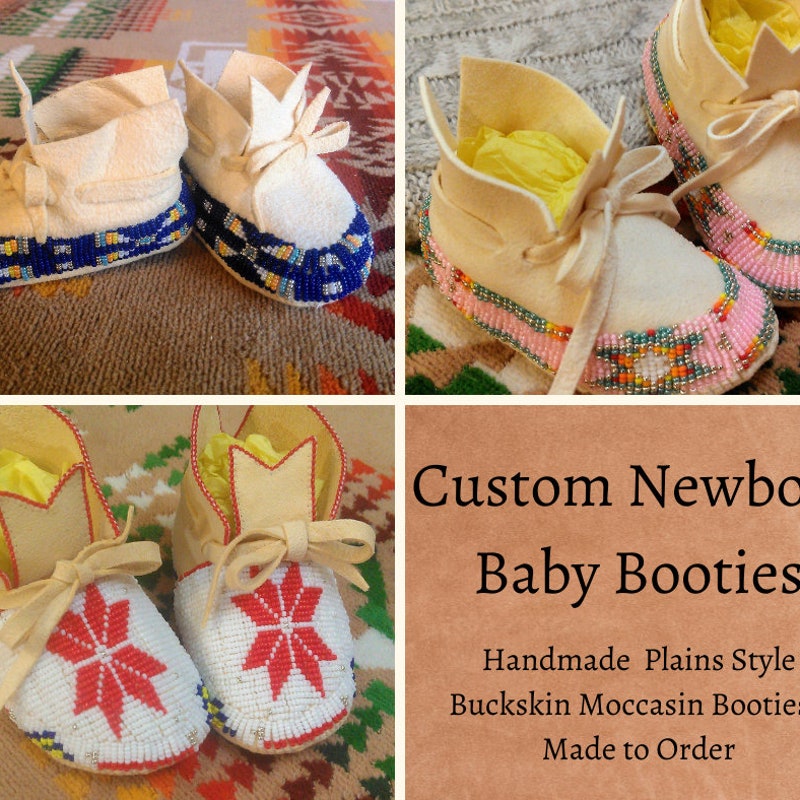 Beaded Baby Moccasin - Etsy