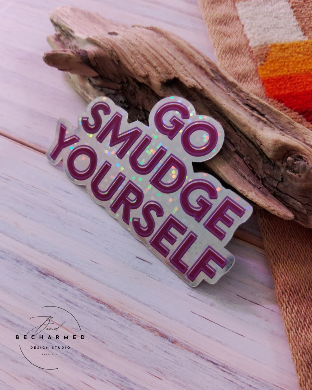 Stickers, 'go Smudge Yourself' - Kiss Cut Vinyl Decals, Activist ...