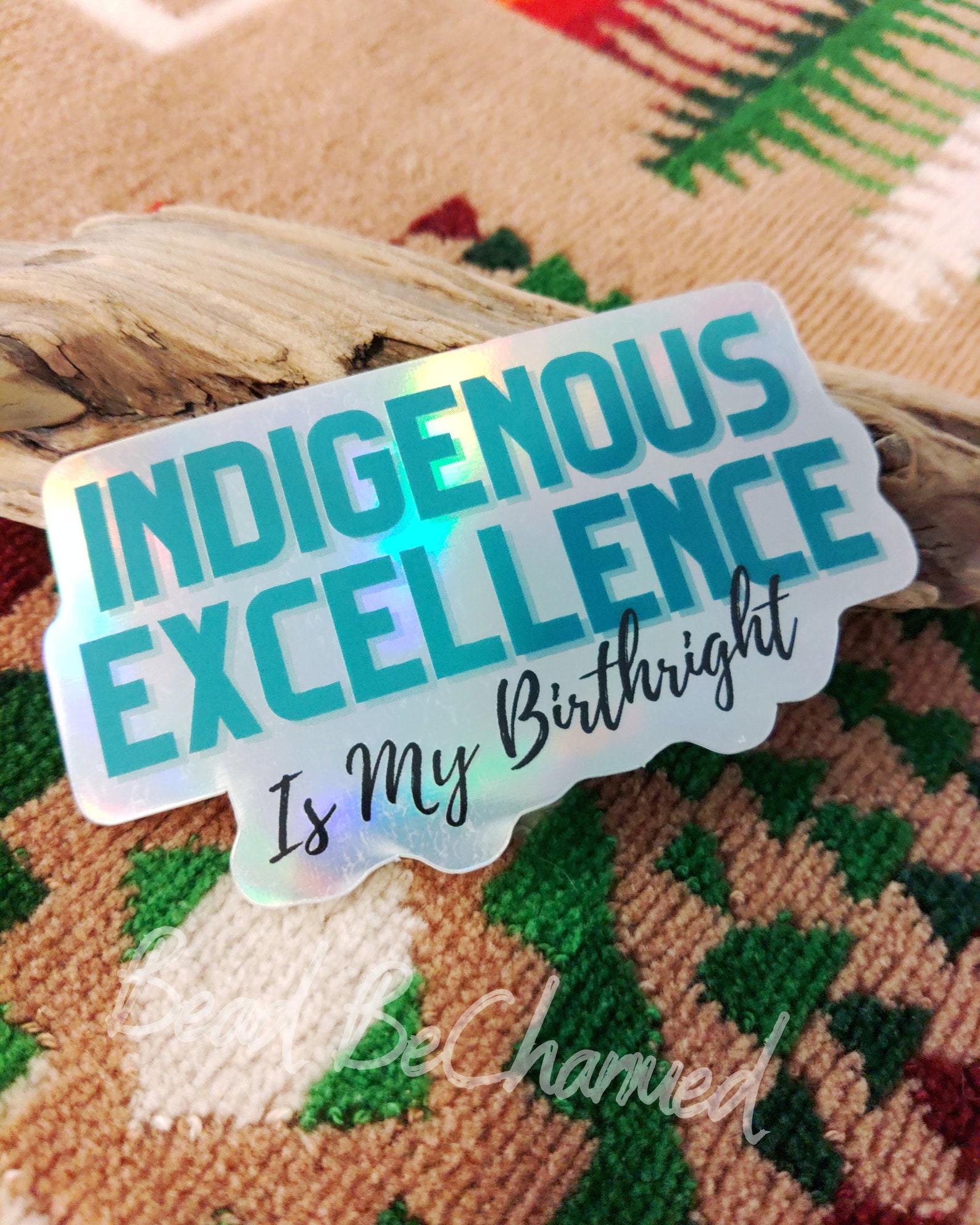 Stickers, 'indigenous Excellence' - Die-cut Vinyl Stickers, Social ...