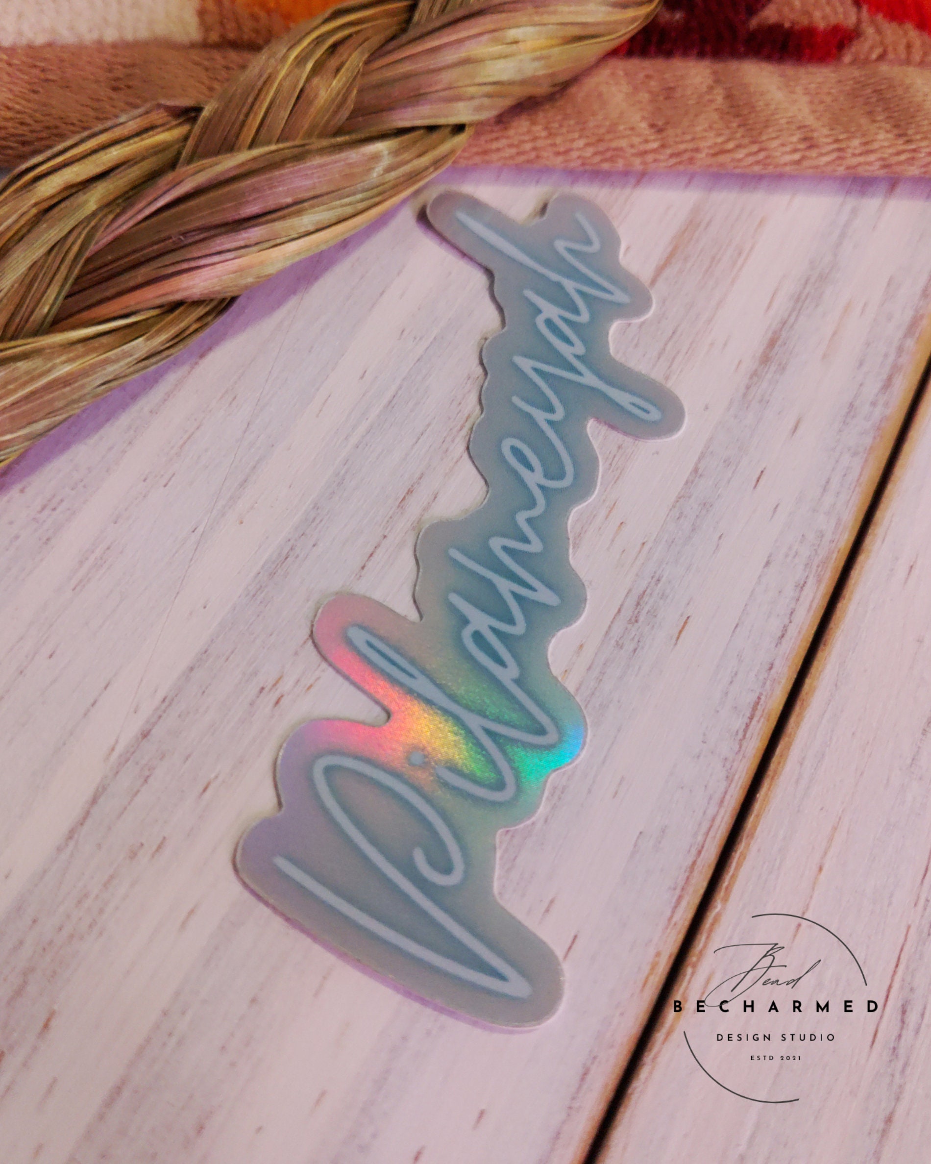 Stickers, 'pilameyah' - Kiss Cut Vinyl Decals, Holographic Activist ...
