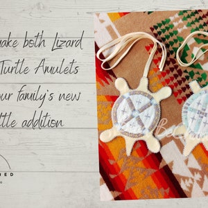 Custom Lizard Newborn Amulets - Made-to-order Handmade Plains-style ...