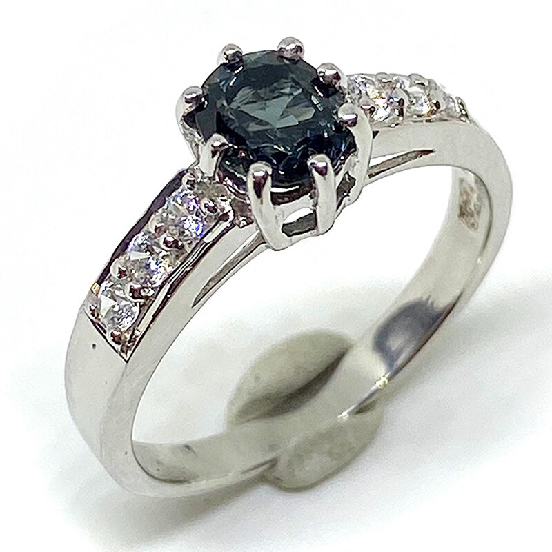 Grey Spinel Ring - Etsy