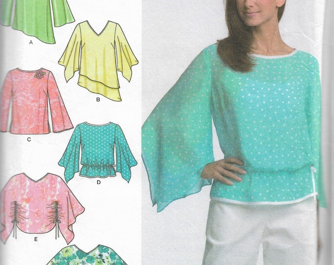 NEW & UNCUT, Easy Simplicity 4700 Sz Range 14-20, Misses' Blouses, Bell ...