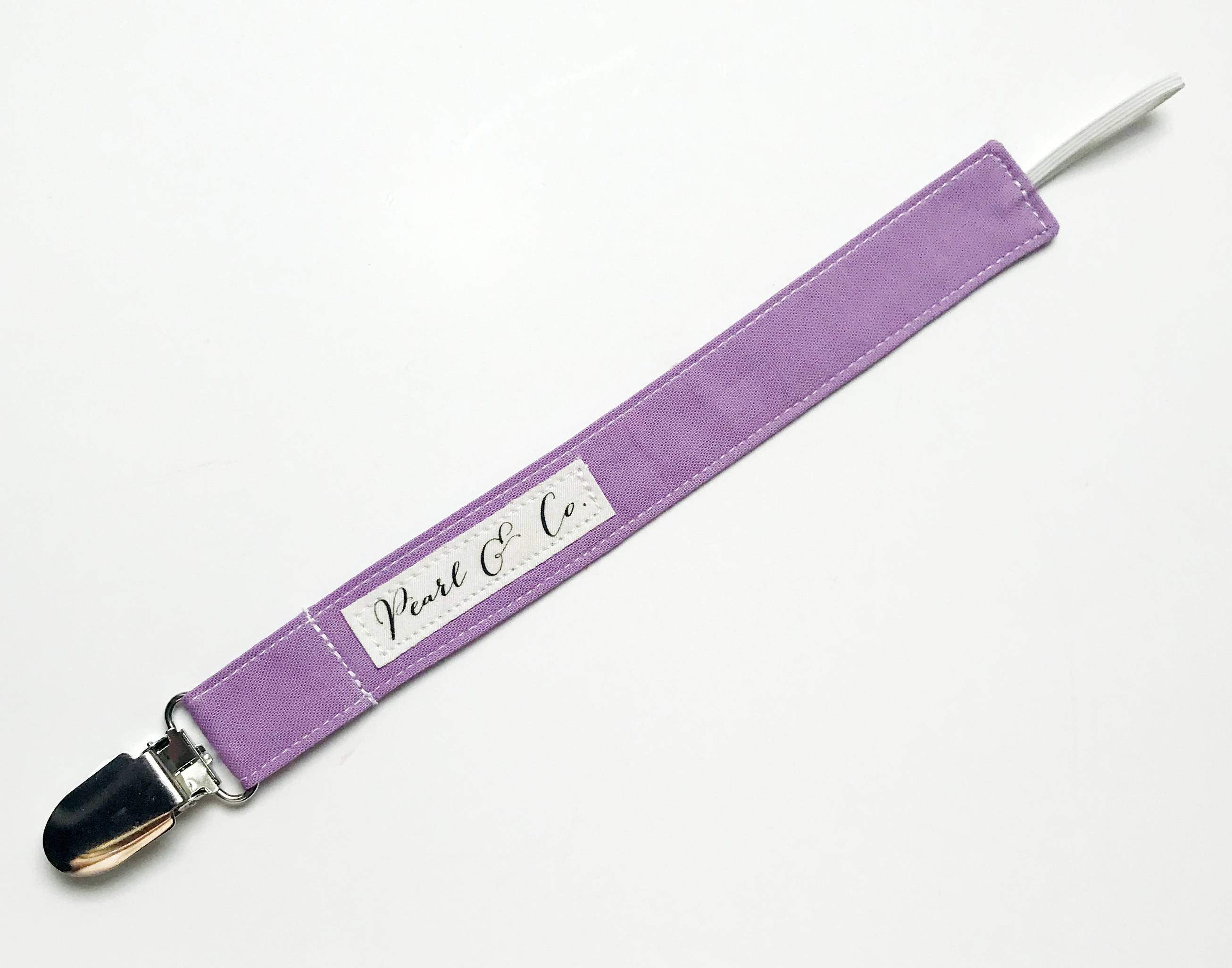 Pacifier Clip: Lilac - Pacifier Clip Girl - Purple Pacifier Clip - Paci ...