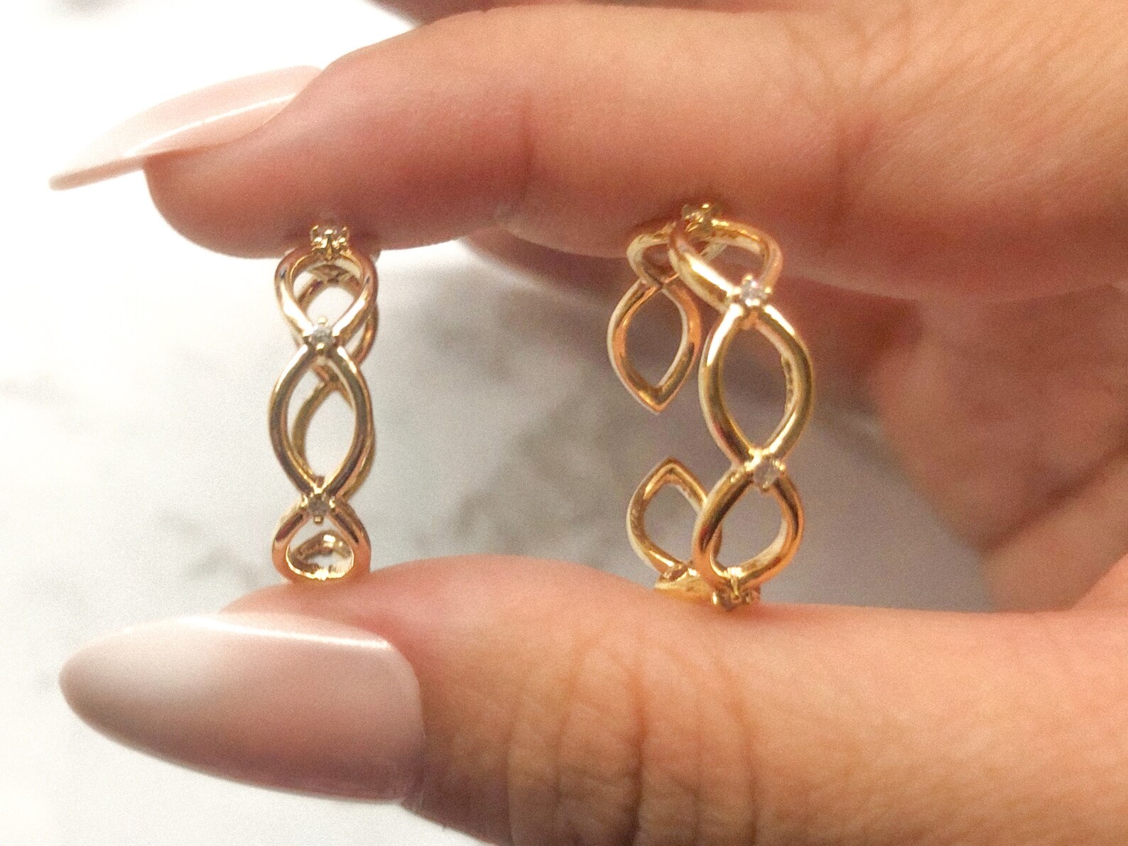 Adjustable 18k Gold Plated Double Helix Style Ring - Etsy