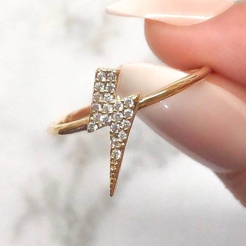 Lightning Ring - Etsy