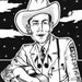 Archival Quality Giclée Print of Hank Williams Brush and Ink Portrait ...