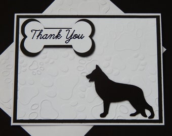Dog thank you note | Etsy