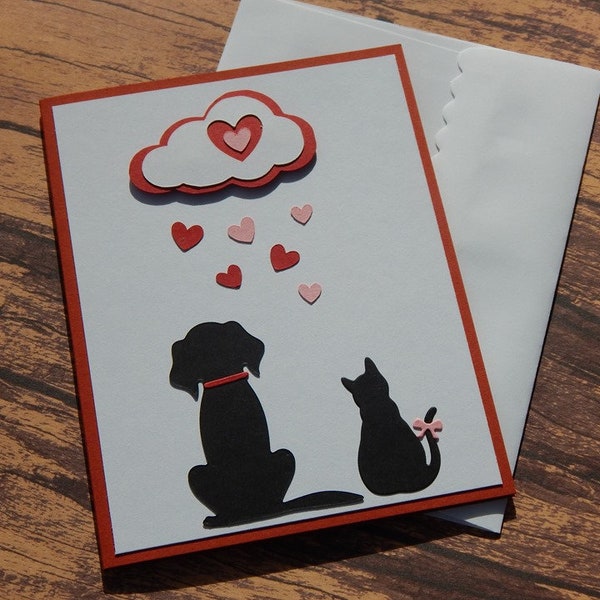 Dog Valentine Card - Etsy