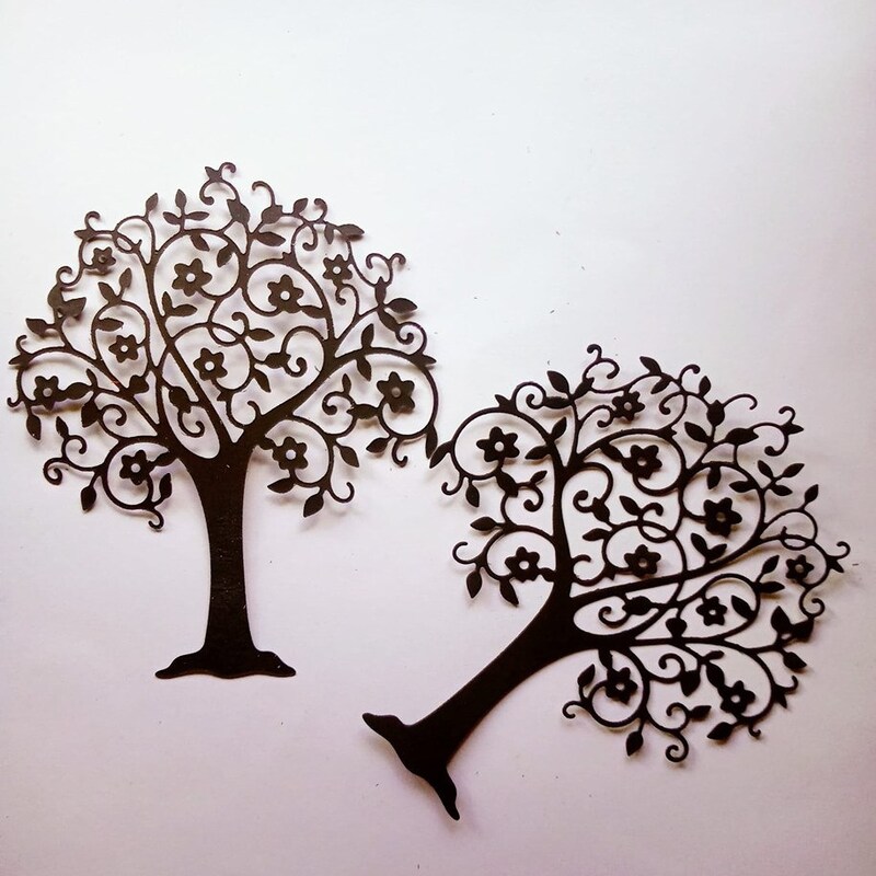 Tree Die Cuts - Etsy