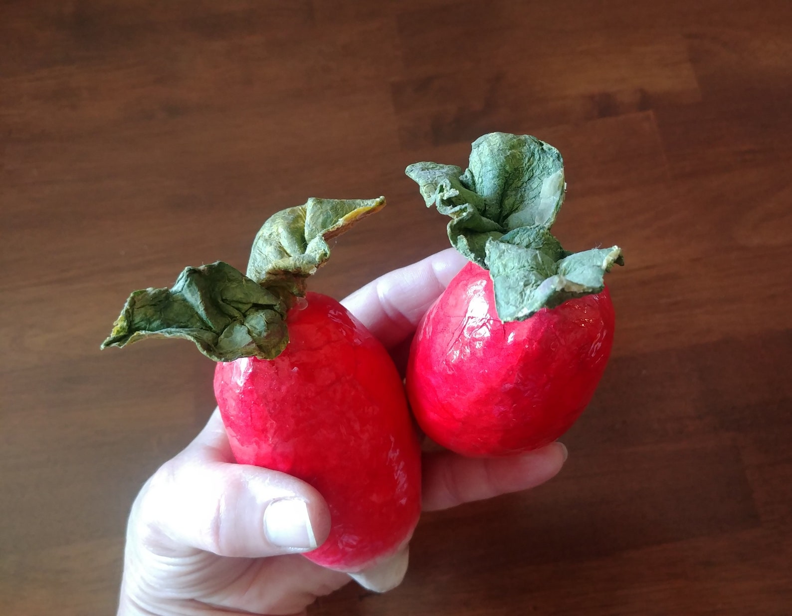 Paper Mache Fruit Vegetable Set Mexican Colorful Fruits | Etsy