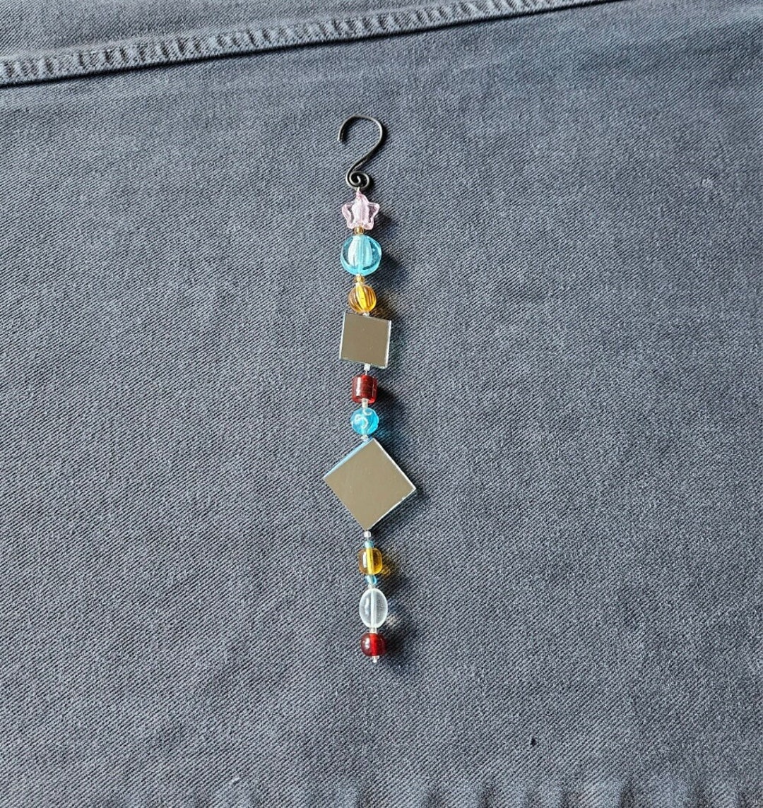 Window Beads Art, Suncatcher Glass, Hanging Beads, Patio Decoration ...