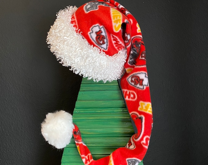 Kansas City Chiefs Adult Size Santa Hat - Etsy