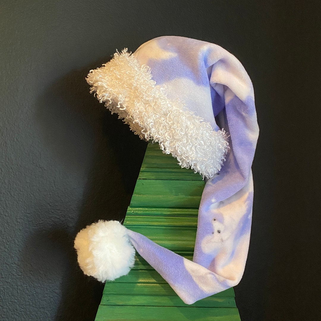 Unicorn Fleece Santa Hat - Etsy