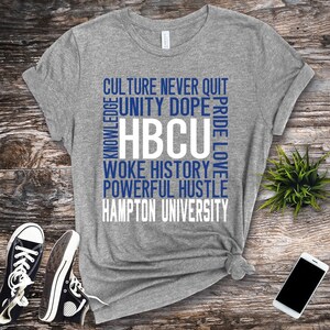 HAMPTON UNIVERSITY Historically Black College University HBCU Vector ...