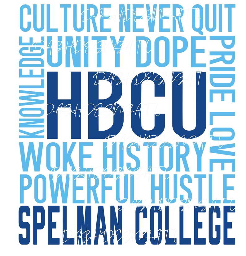 SPELMAN COLLEGE Historically Black College HBCU Vector Files (svg Png ...