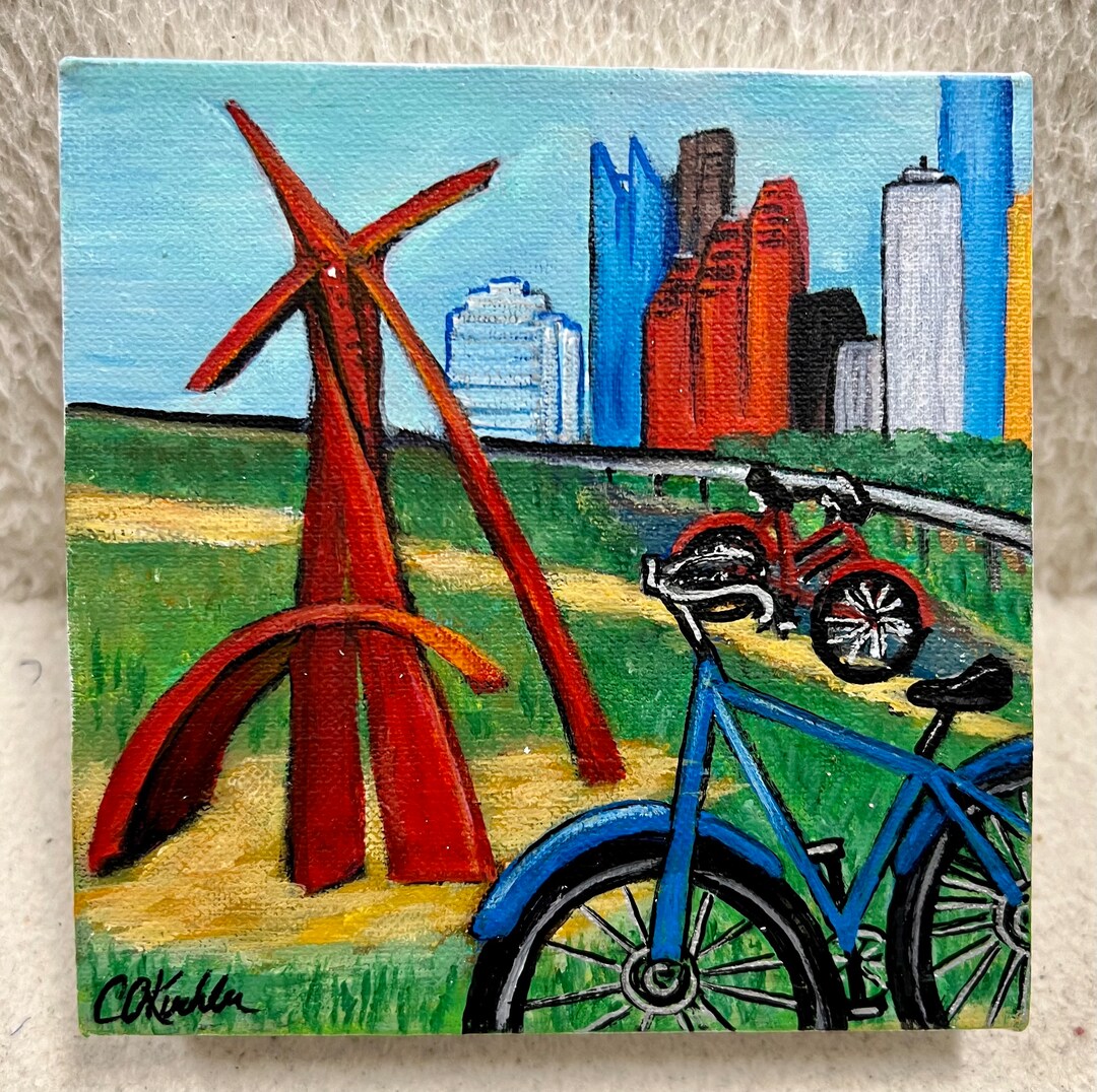 Painting the Red Structure 6 Square - Etsy