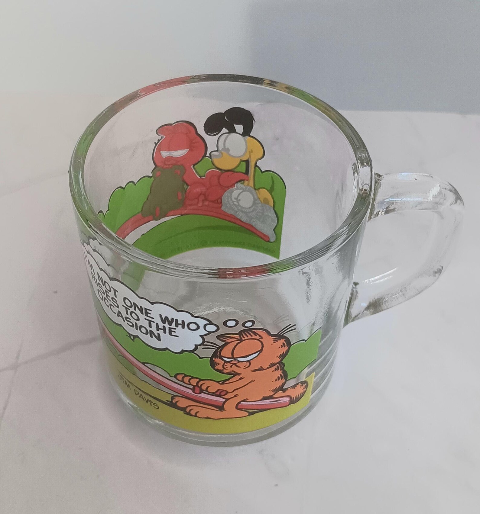 Garfield Glass Mcdonalds Mug - Etsy