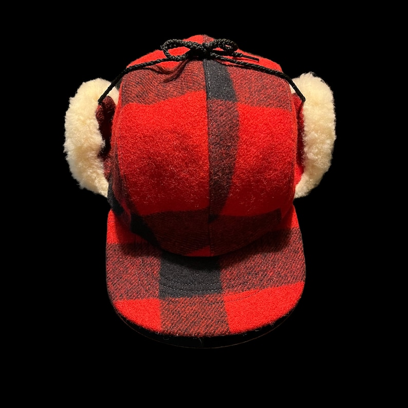 Authentic Plaid Wool Filson Hunting Hat With Shearling - Etsy