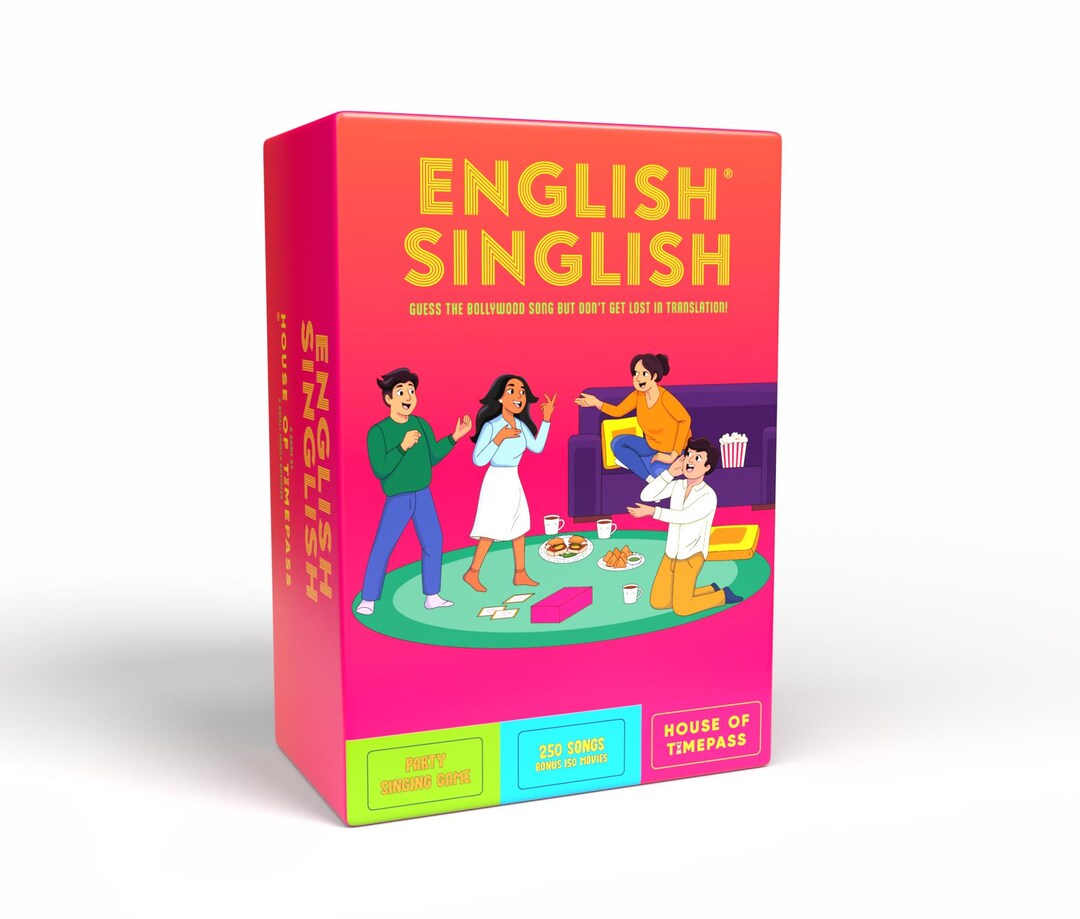 English Singlish Game L Diwali Party Game L Diwali Gift L Indian Gift L ...