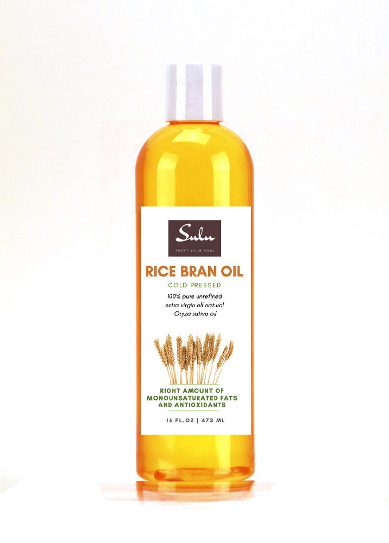 4 lbs Cold pressed VIRGIN UNREFINED Rice Bran Oil 100% pure | Etsy
