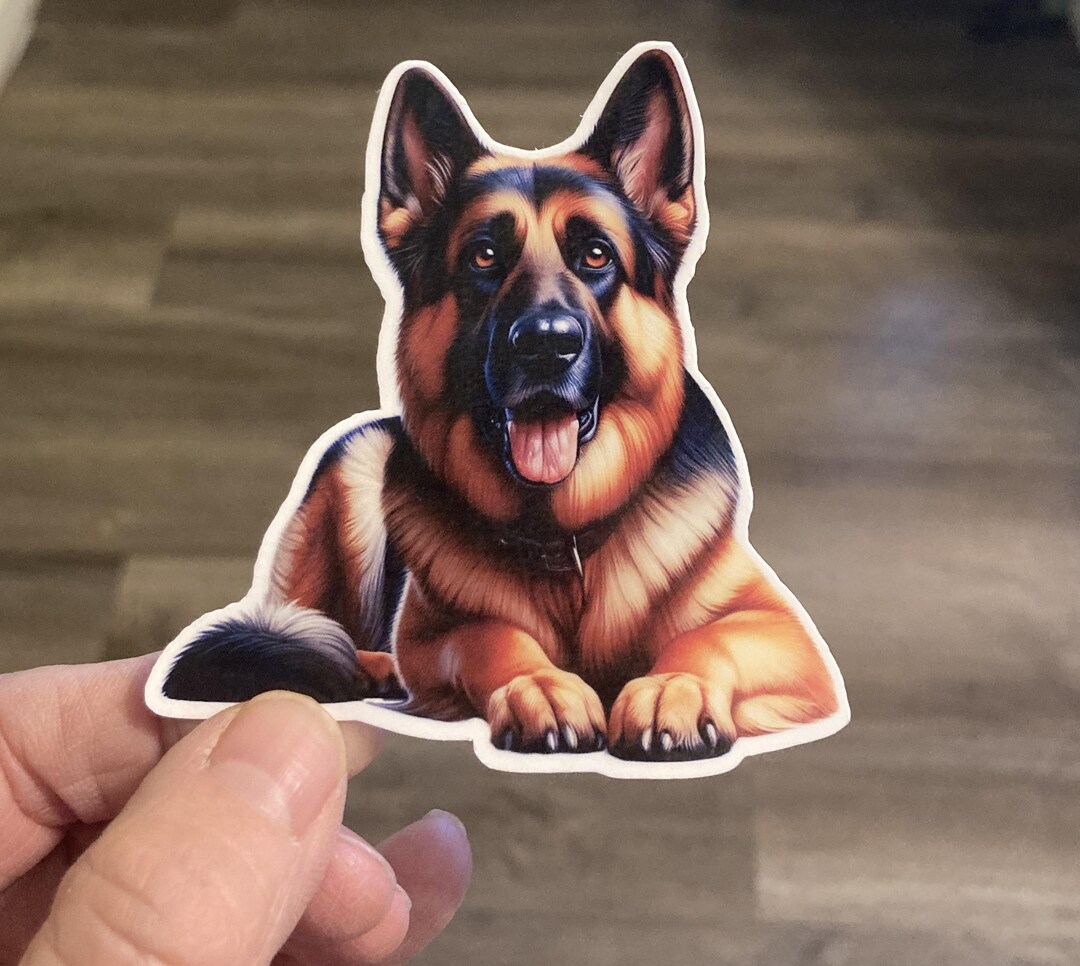 Sticker Decal German Shepherd German Shepherd Sticker German Shepherd ...