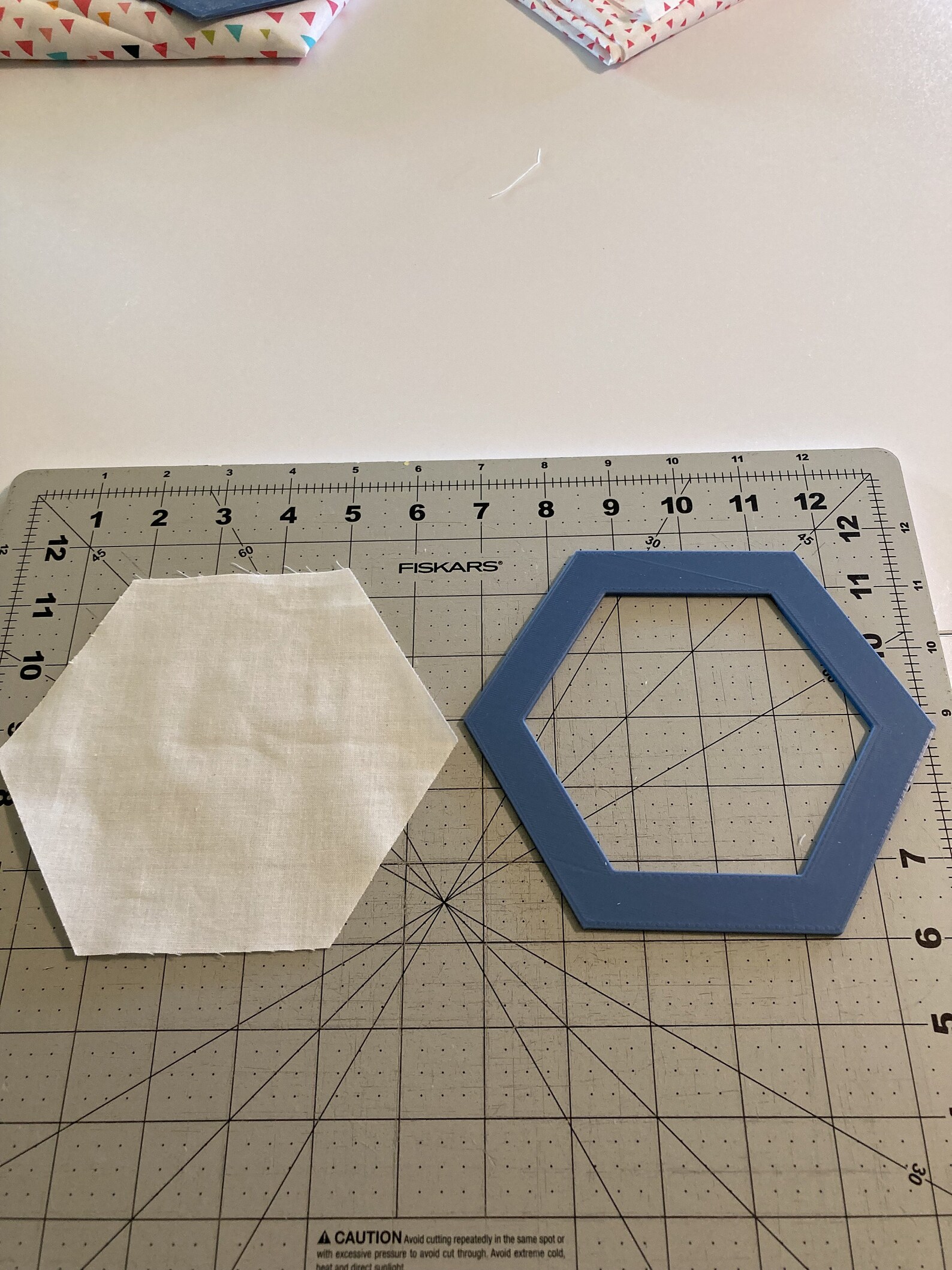 Hexagon Fabric Template 2 1/4 Inch Hexagon Hexagon Quilt | Etsy