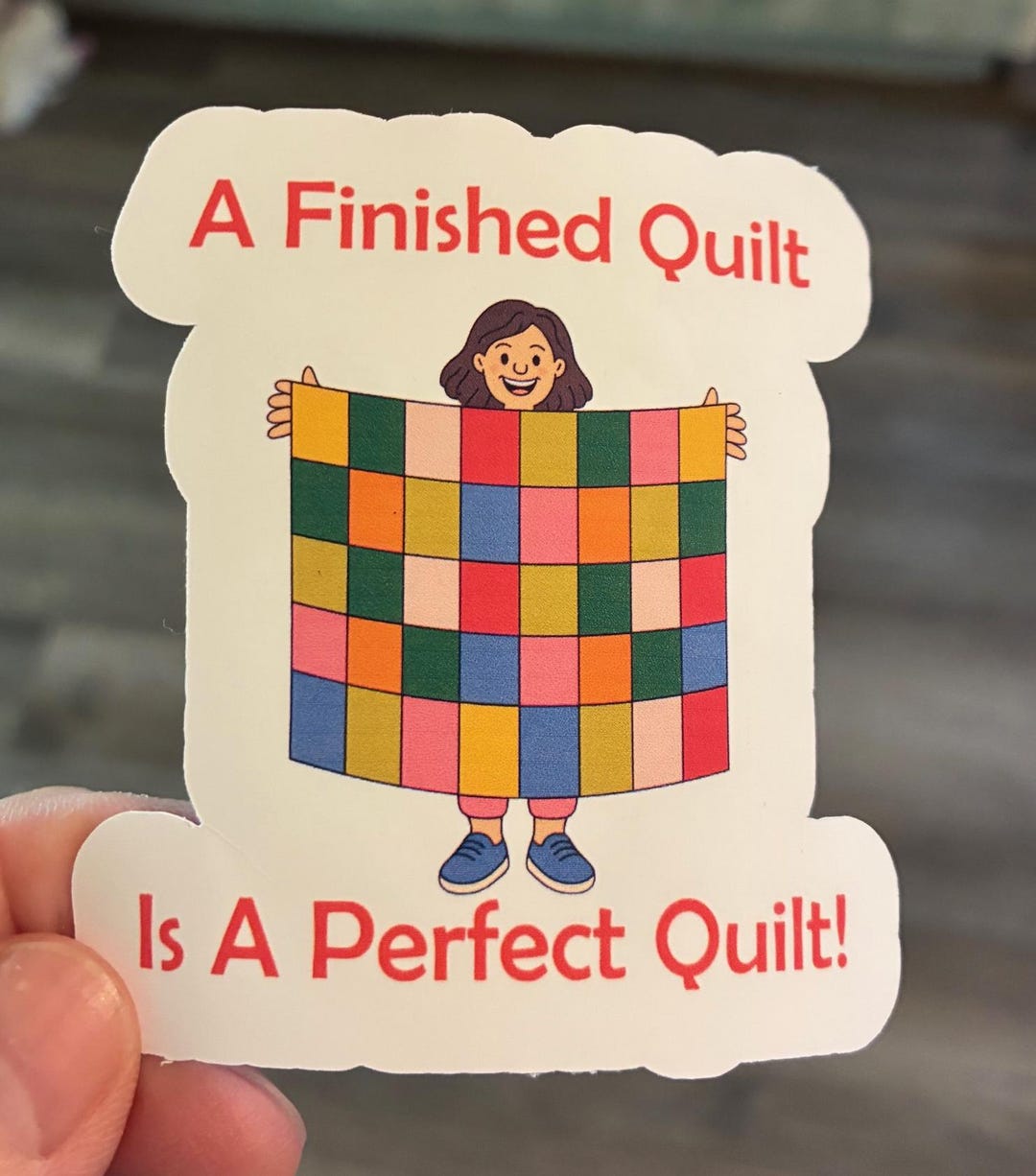 Quilt Sticker Quilting Sticker A Finished Quilt Sticker, Perfect Quilt ...