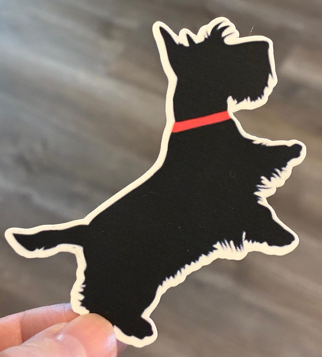 Scottie Dog Sticker, Scottish Terrier Dog Sticker - Etsy