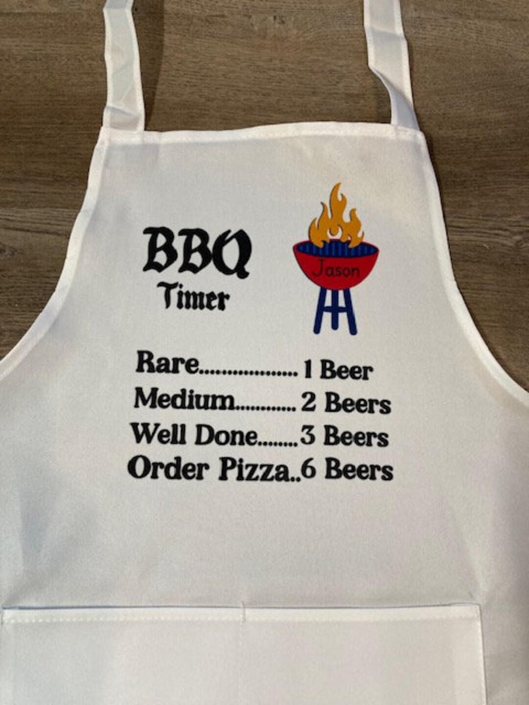 BBQ Apron Men's Apron Funny Men's Apron Barbecue Apron Beer Cooking ...