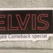 Elvis in Lights Sticker Elvis Name in Lights Sticker Elvis 1968 ...