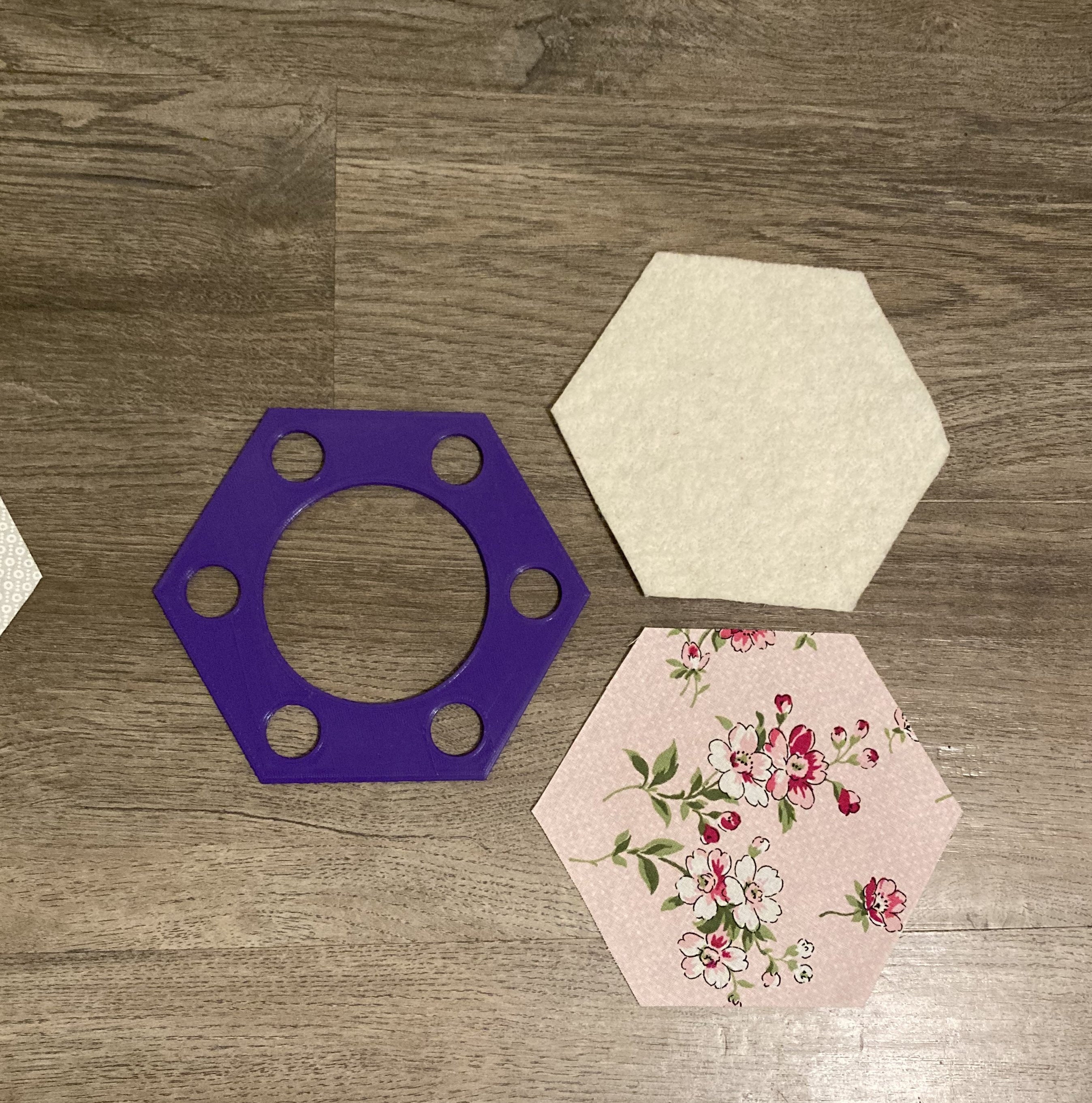 Large Hexagon Quilt Template Hexagon Quilt Template Quilt as - Etsy