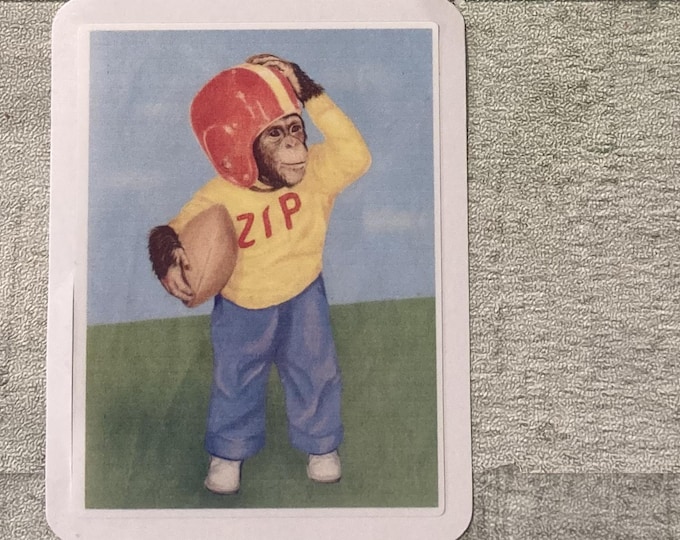 Vintage 50s Small Mr Bim Zip Zippy Monkey W/banana Plush Stuffed Animal ...