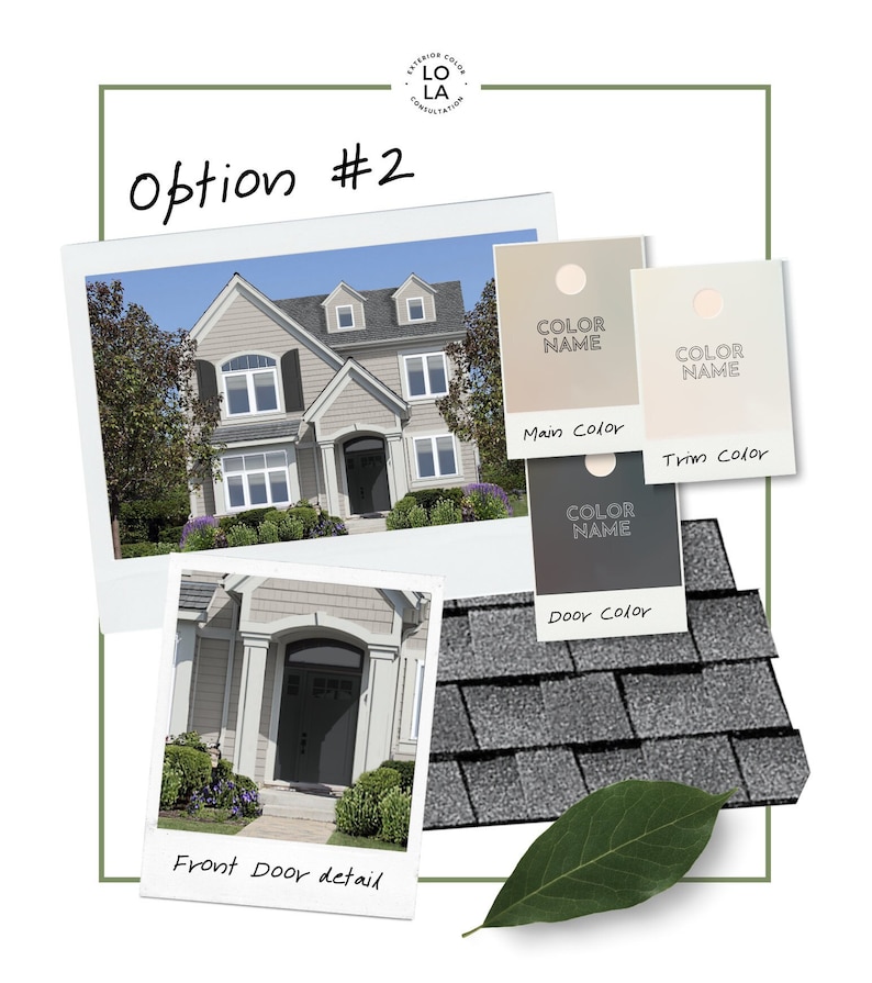 BEIGE Exterior House Paint Ideas - Color Combinations -custom House ...