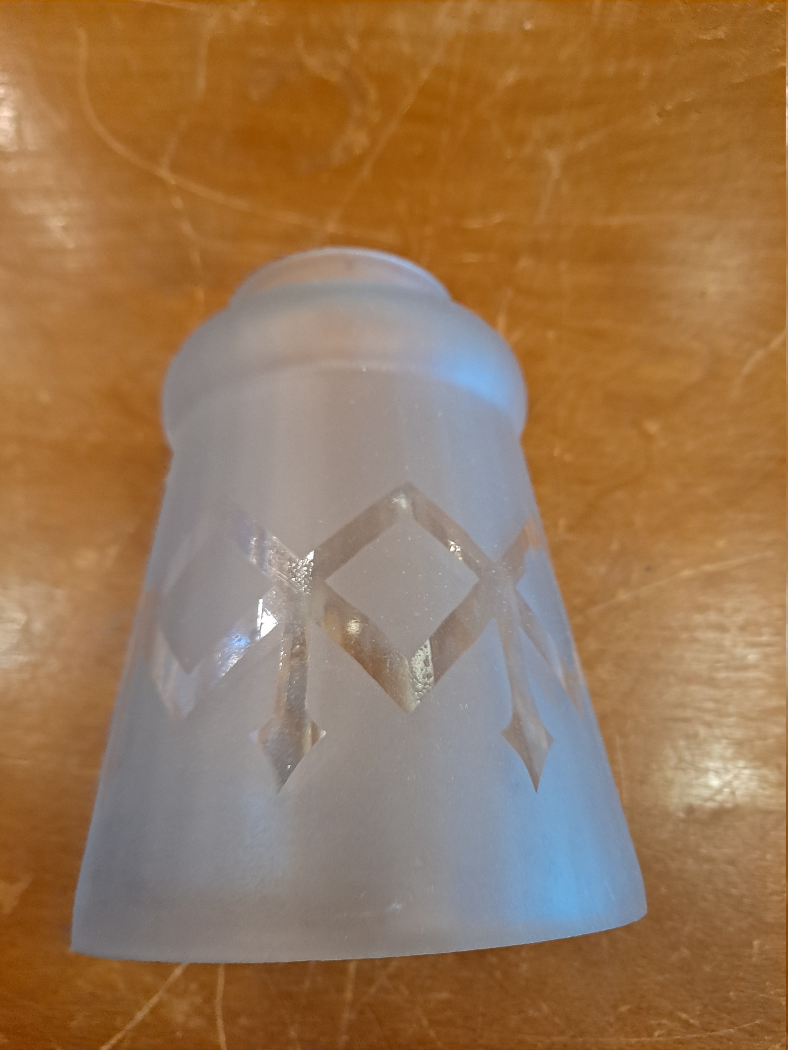 Antique Outside Frosted Glass Shoulder Bell 2 1/4 Inch L - Etsy