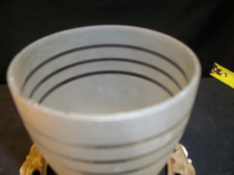 Vintage Heavy Art Deco Glass Bell Shaped Lighting Fixture - Etsy