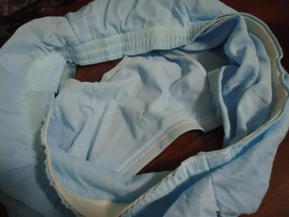 NOS Vtg Light Blue Silky Nylon Tricot Jockey Briefs U… - Gem