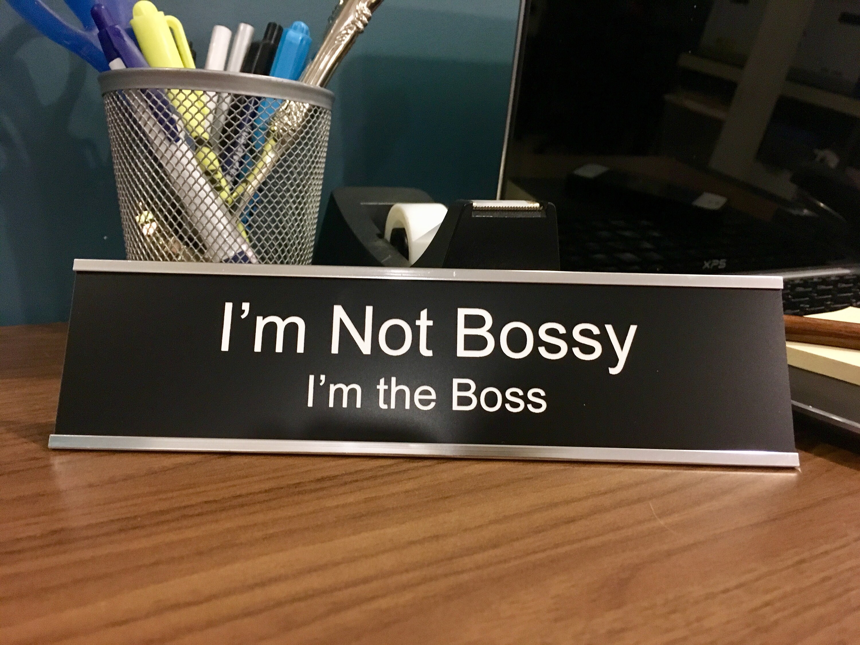 2x 8 Funny Joke Desk Name Plate & Holder Set | Etsy