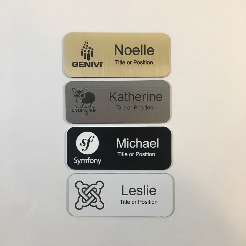 Professional Name Tags - Etsy