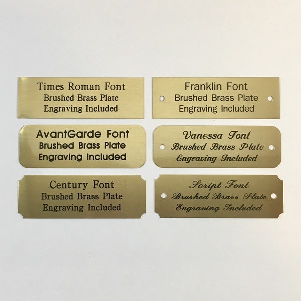 Trophy Engraving Name Plate - Etsy